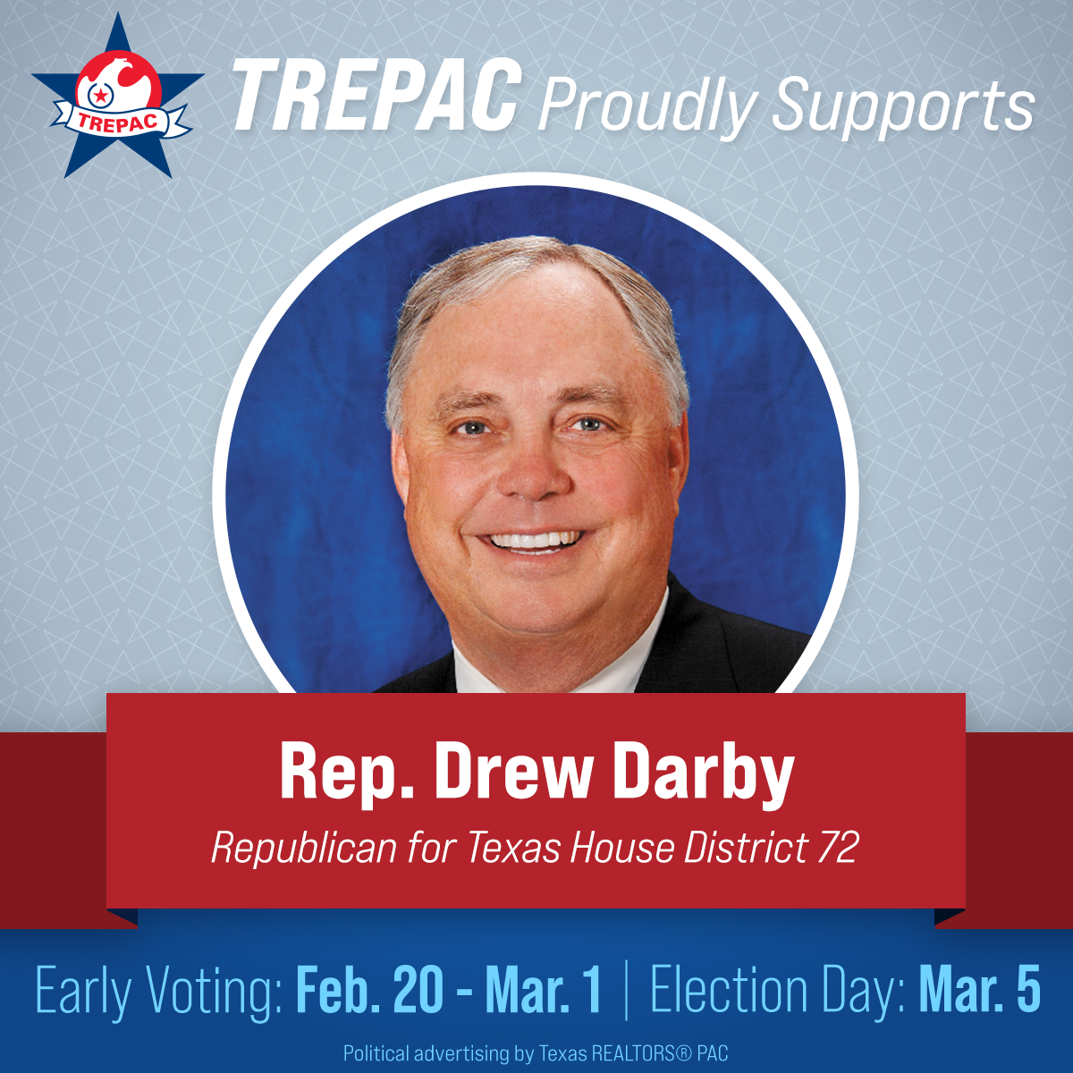 Texas Realtors Support - Drew Darby