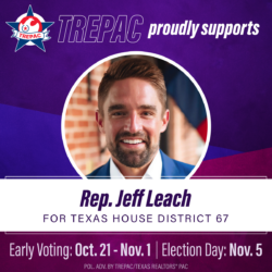 Texas Realtors Support - Jeff Leach